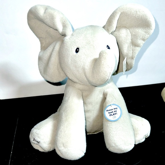 Gund | Toys | Gund Baby Flappy The Elephant Plush Toy Animated Stuffed ...